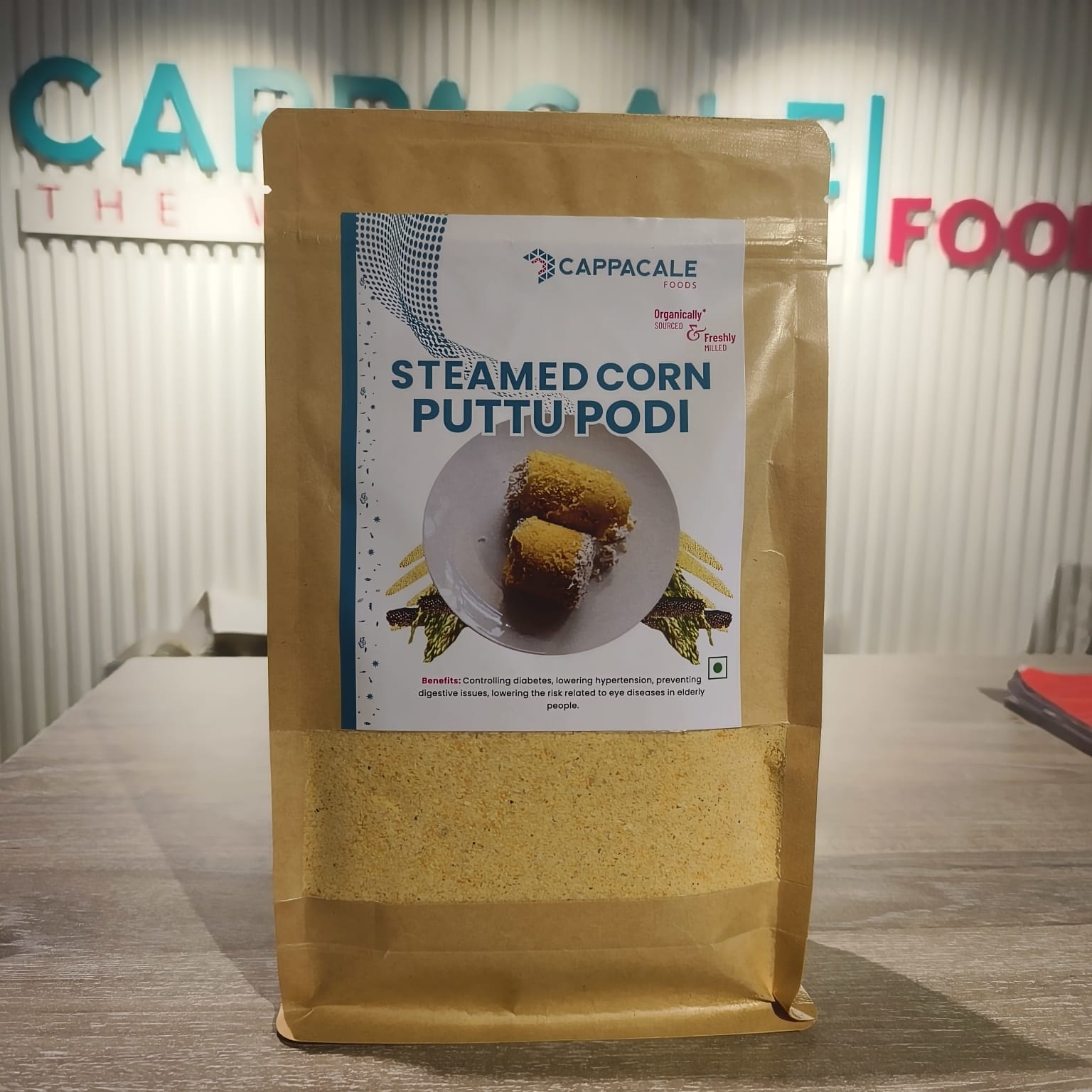 Steamed Corn Puttu Podi 500g – Cappacale Foods